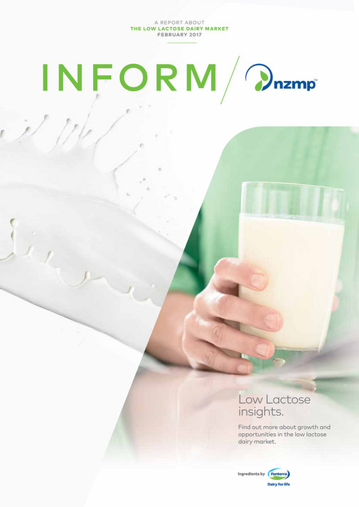 NZMP - NZMP INFORM: Low Lactose Dairy Insights Report - Page 1